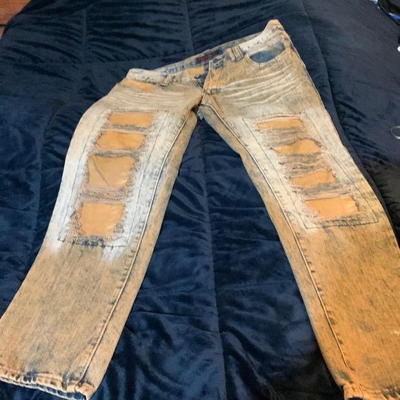 Lion Dynasty | Jeans | Mens Distressed Ripped Jeans | Poshmark